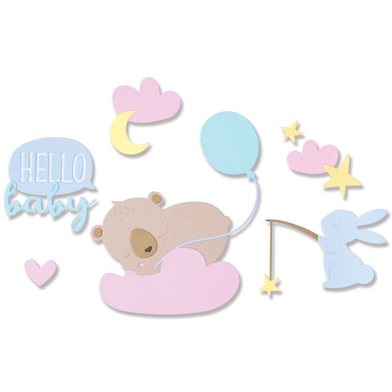 Hello Baby Thinlits Dies - Sizzix | Michaels