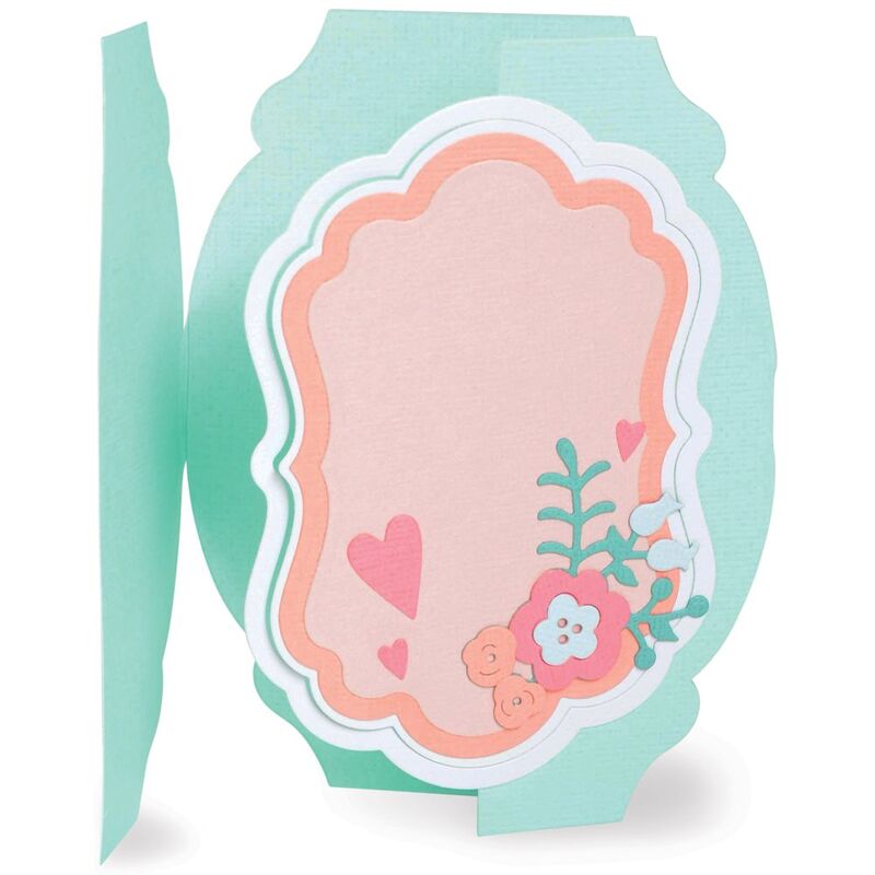 Label Card Fold-A-Long Thinlits Dies - Sizzix | Michaels