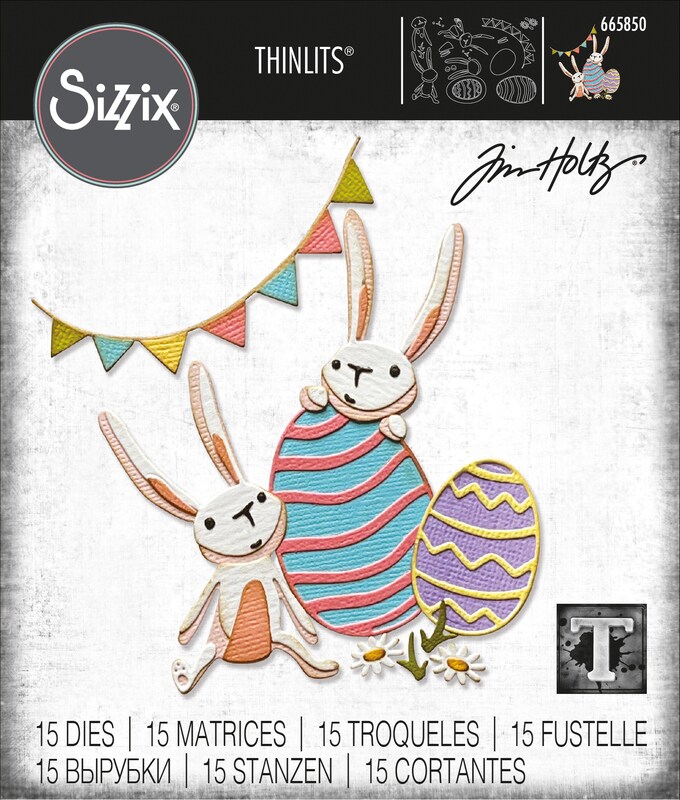 Bunny Games Thinlits Dies By Tim Holtz - Sizzix | Michaels