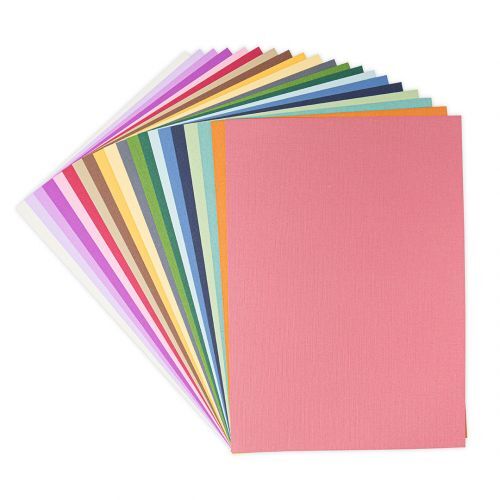 20 Muted Color Cardstock Paper Pack - Sizzix | Michaels