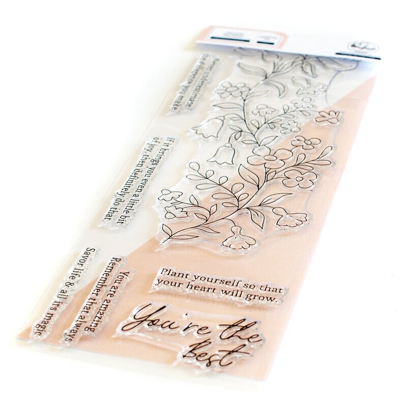 Wildflower Slimline Stamp - Pinkfresh | Michaels