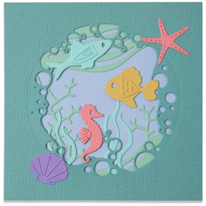 Ocean Scene Thinlits Dies - Sizzix | Michaels
