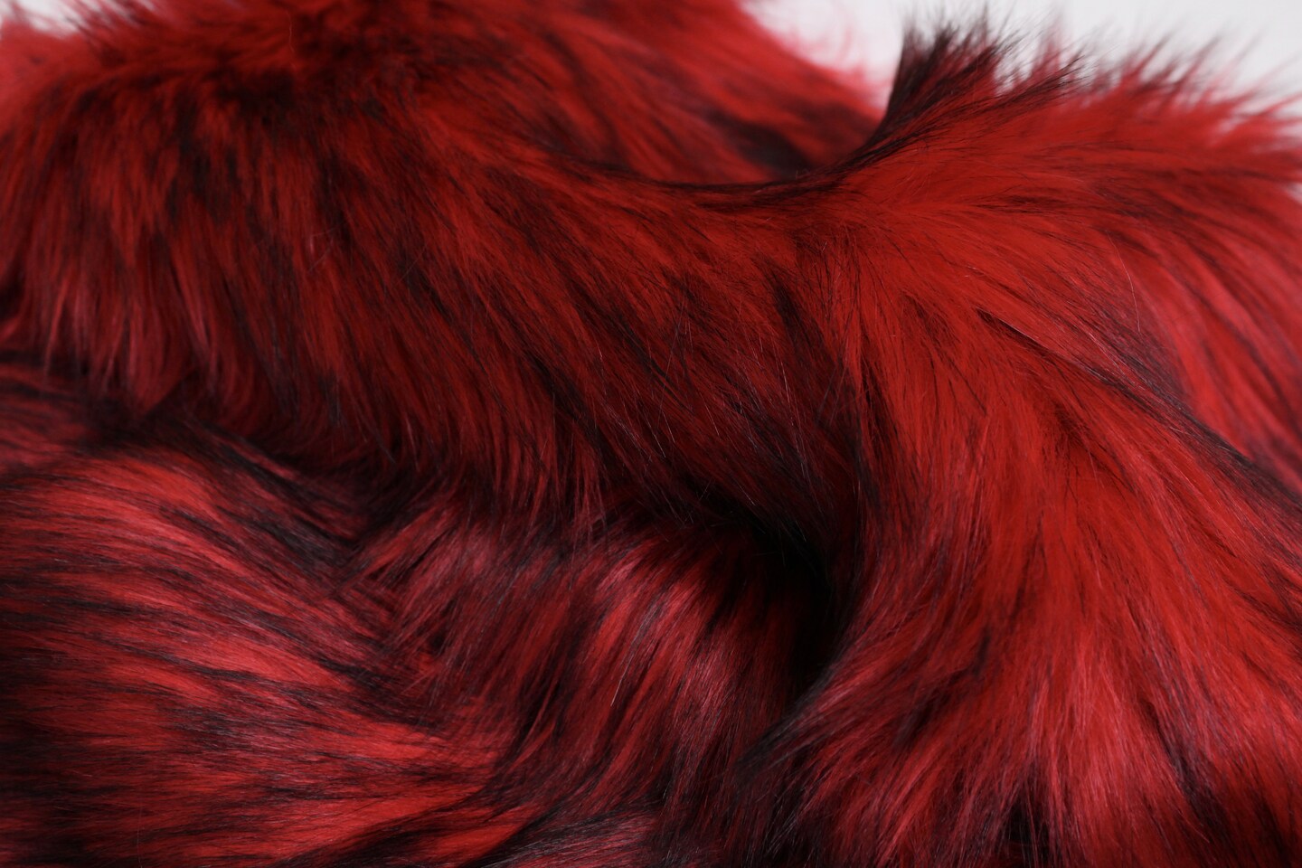 Red Husky Faux Fur by Trendy Luxe | Michaels