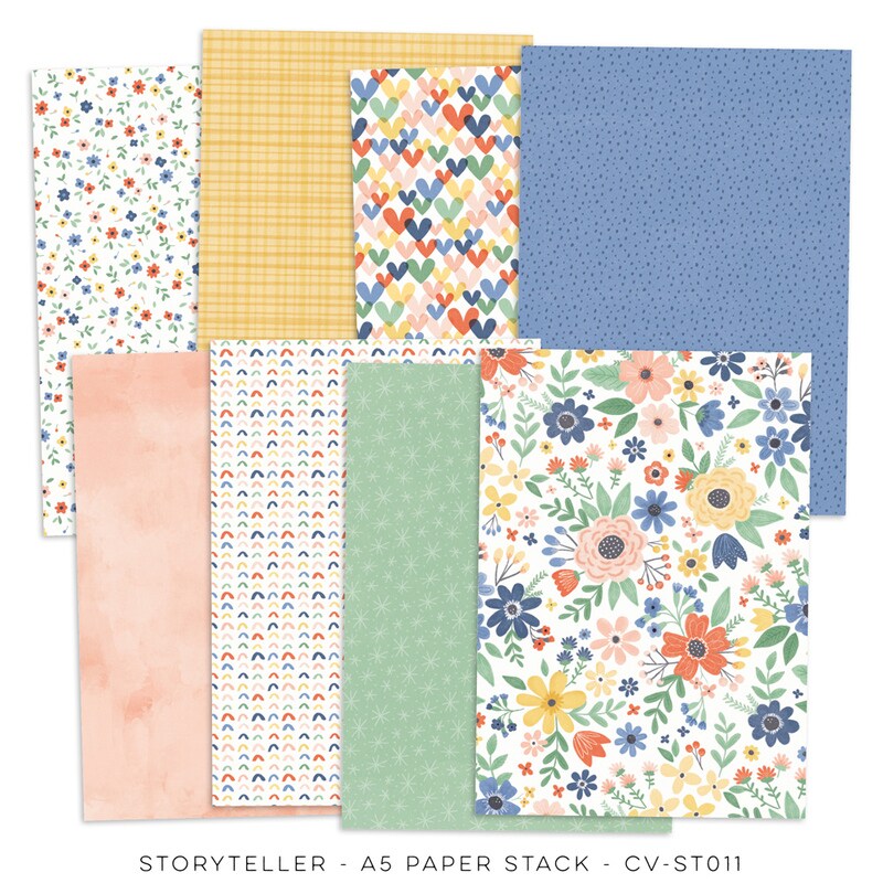 Storyteller A5 Paper Stack - Cocoa Vanilla Studio | Michaels