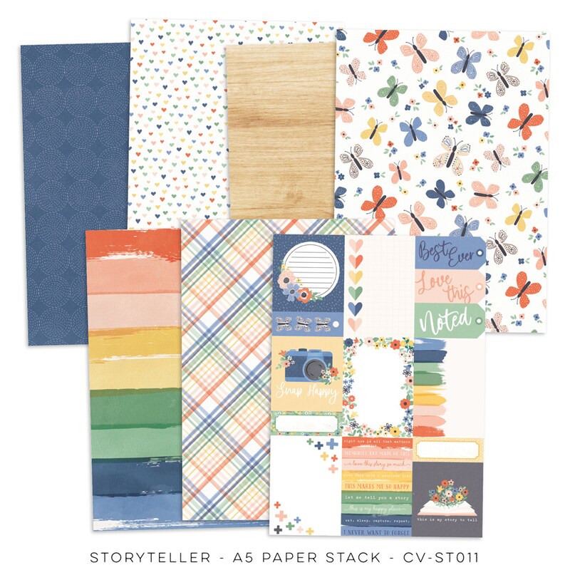 Storyteller A5 Paper Stack - Cocoa Vanilla Studio | Michaels