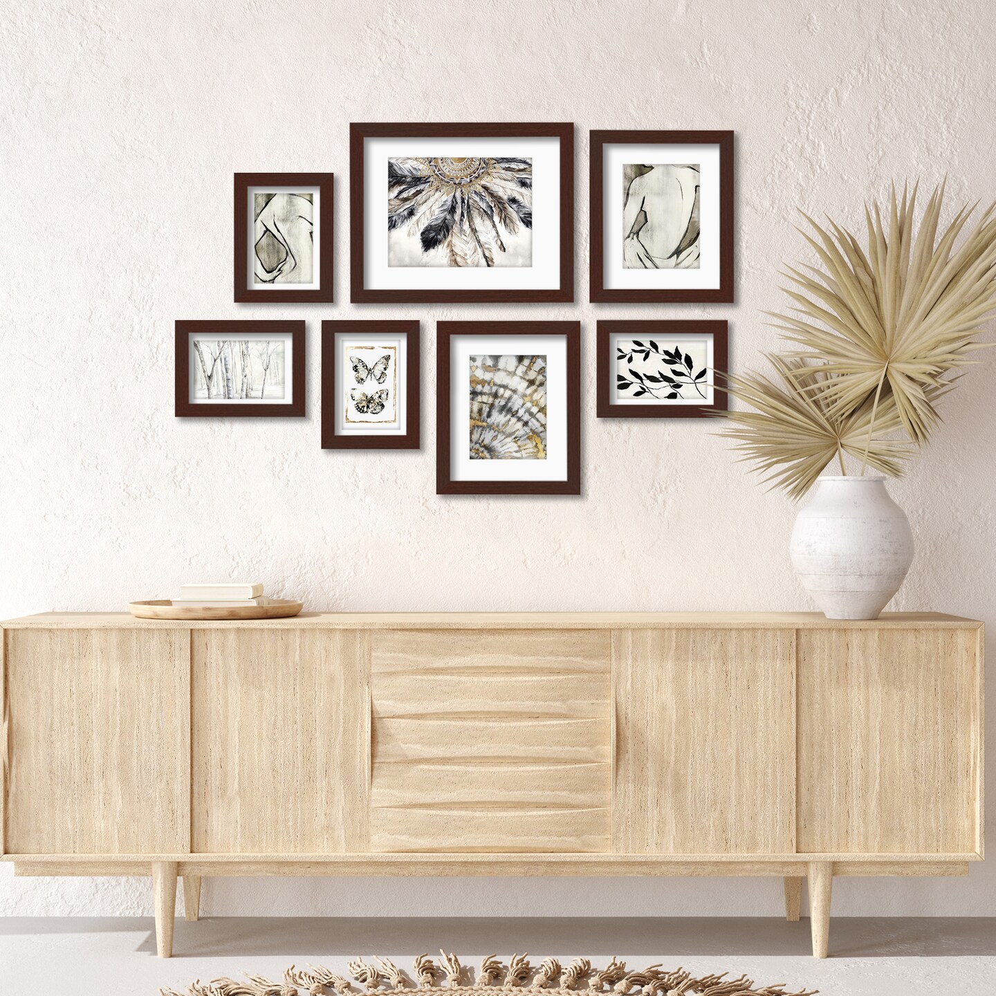 Coastal Breezeby PI Creative - 7 Piece Framed Gallery Wall Art Set ...