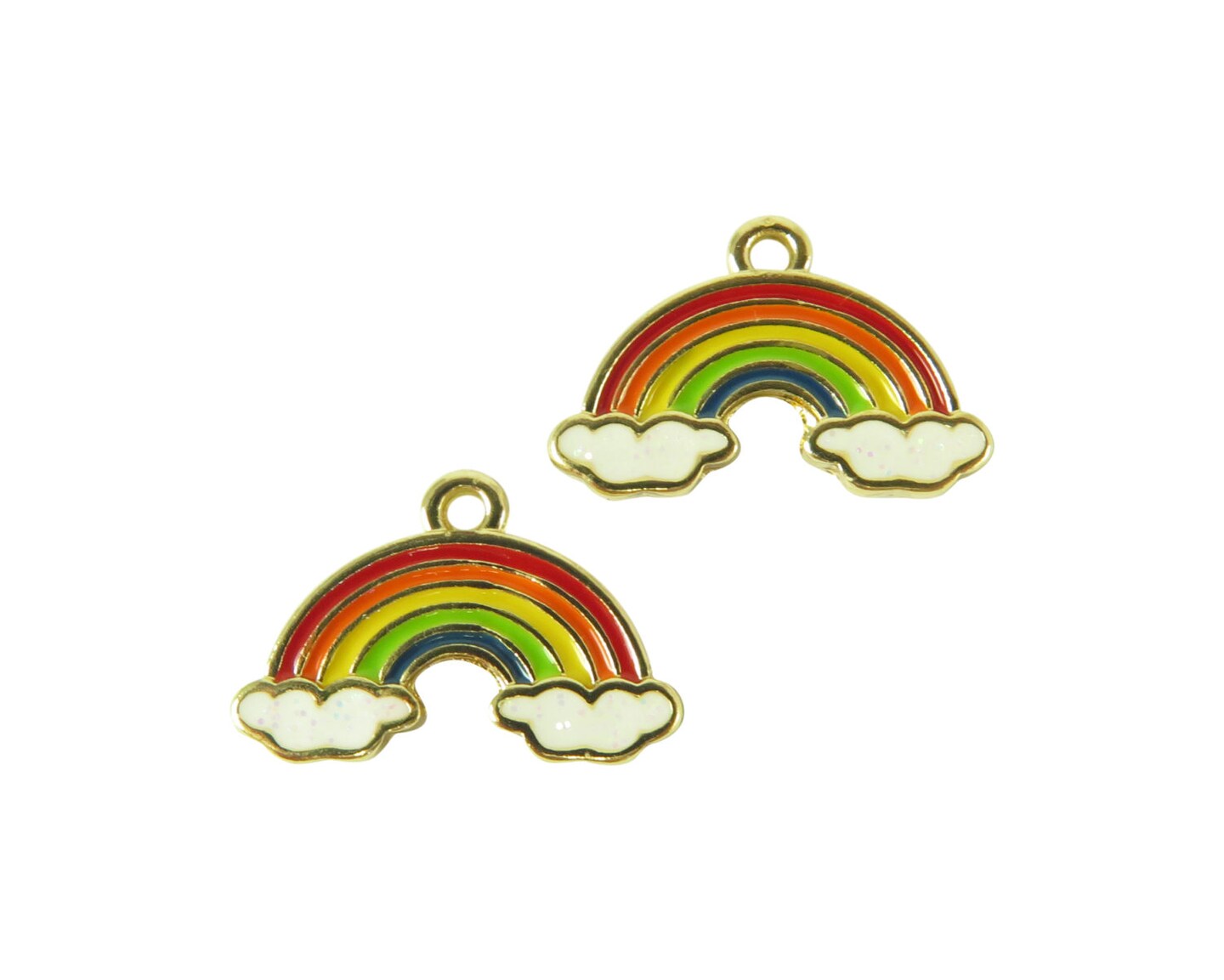 Enamel Rainbow Charms (K353) (2x) | Michaels