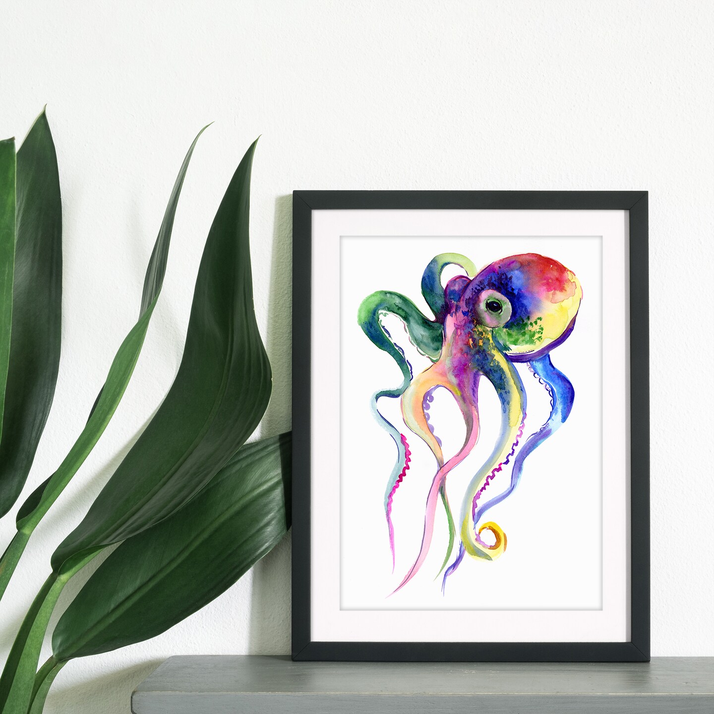 Octopus Hand Embellished Art by Suren Nersisyan - Framed Print | Michaels