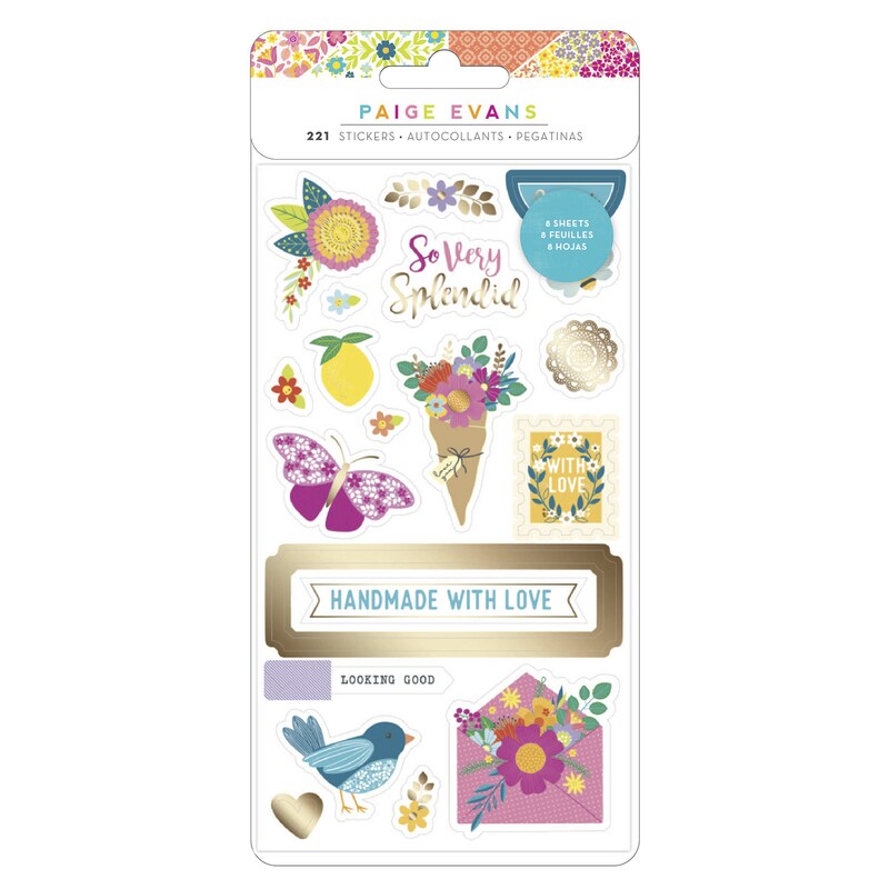 Splendid Sticker Book - Paige Evans | Michaels