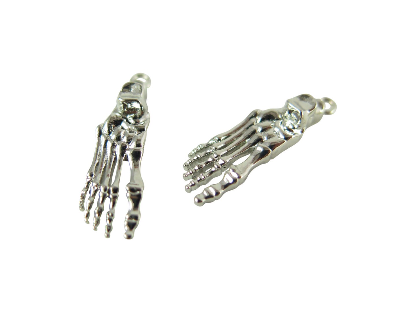 Anatomical Skeleton Human Foot Charms (K634) (2x) | Michaels