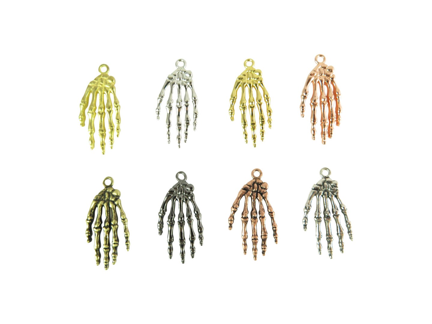 Anatomical Skeletal Hand Charms (K632) (2x) | Michaels