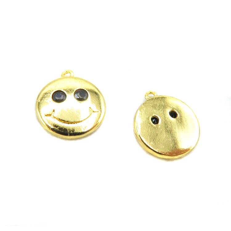 Smiley Face Charms (K687) (2x) | Michaels