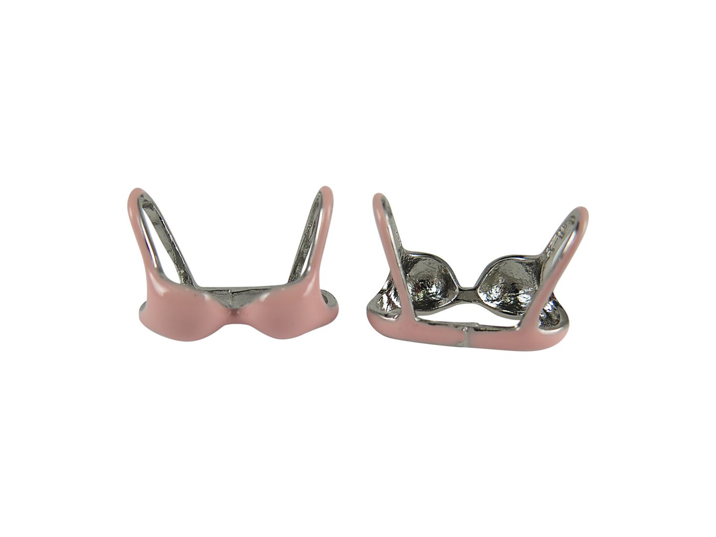 Pink Enamel 3D Bra Pendants (K348) (1x) | Michaels