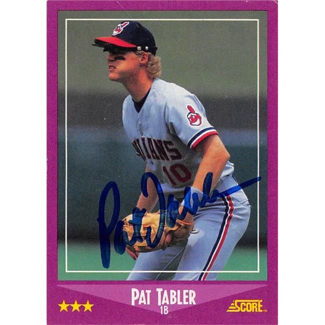 Autograph Warehouse 538921 Pat Tabler Autographed Baseball Card ...