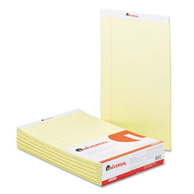 Universal 40000 Perforated Edge Writing Pad, Legal-Margin Rule, Legal ...