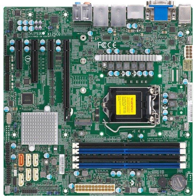 Supermicro MBD-X12SCQ-O Intel Chipset 128 GB Socket LGA-1200 PCIE Micro ...