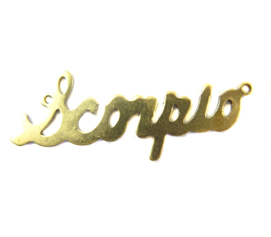 Zodiac Name Plate ~ Scorpio (A609) | Michaels