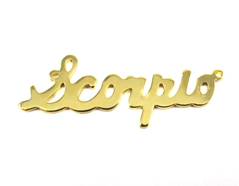 Zodiac Name Plate ~ Scorpio (A609) | Michaels
