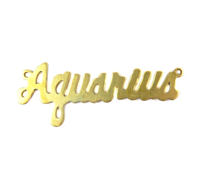 Zodiac Name Plate ~ Aquarius (A610) | Michaels
