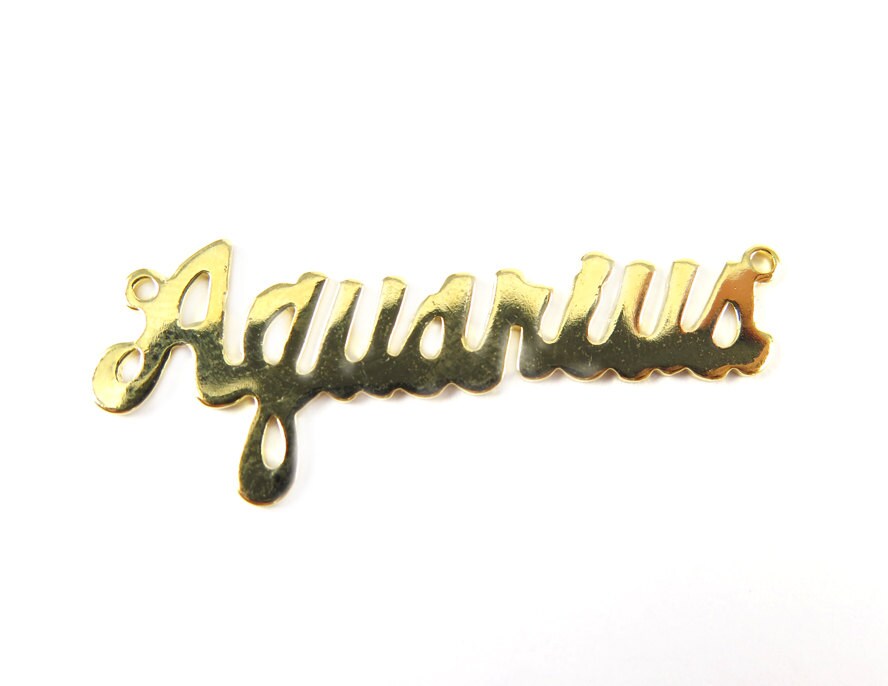 Zodiac Name Plate ~ Aquarius (A610) | Michaels