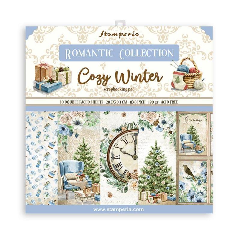 Romantic Cozy Winter 8x8 Paper Pad - Stamperia | Michaels