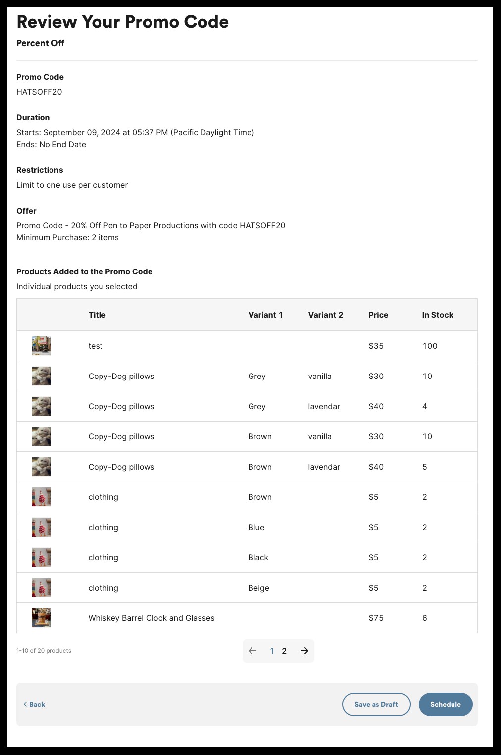 How to Set Up Promo Codes for Your MakerPlace Store and Products - Seller Support