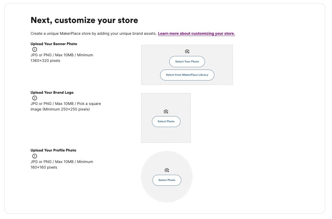 How to Open and Set Up a MakerPlace Store - Seller Support