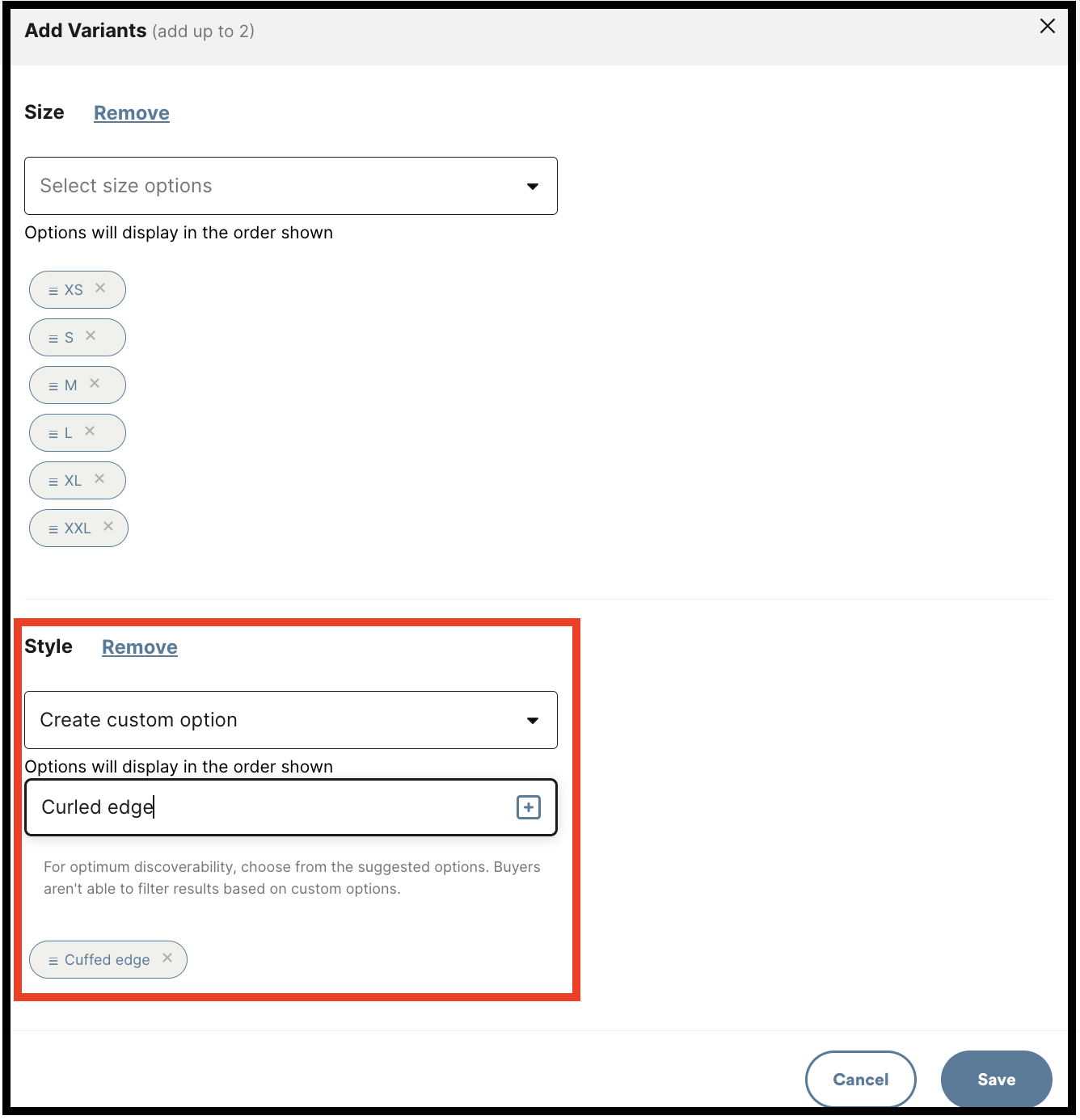 How to add variations to Your LIstings on MakerPlace - Seller Support