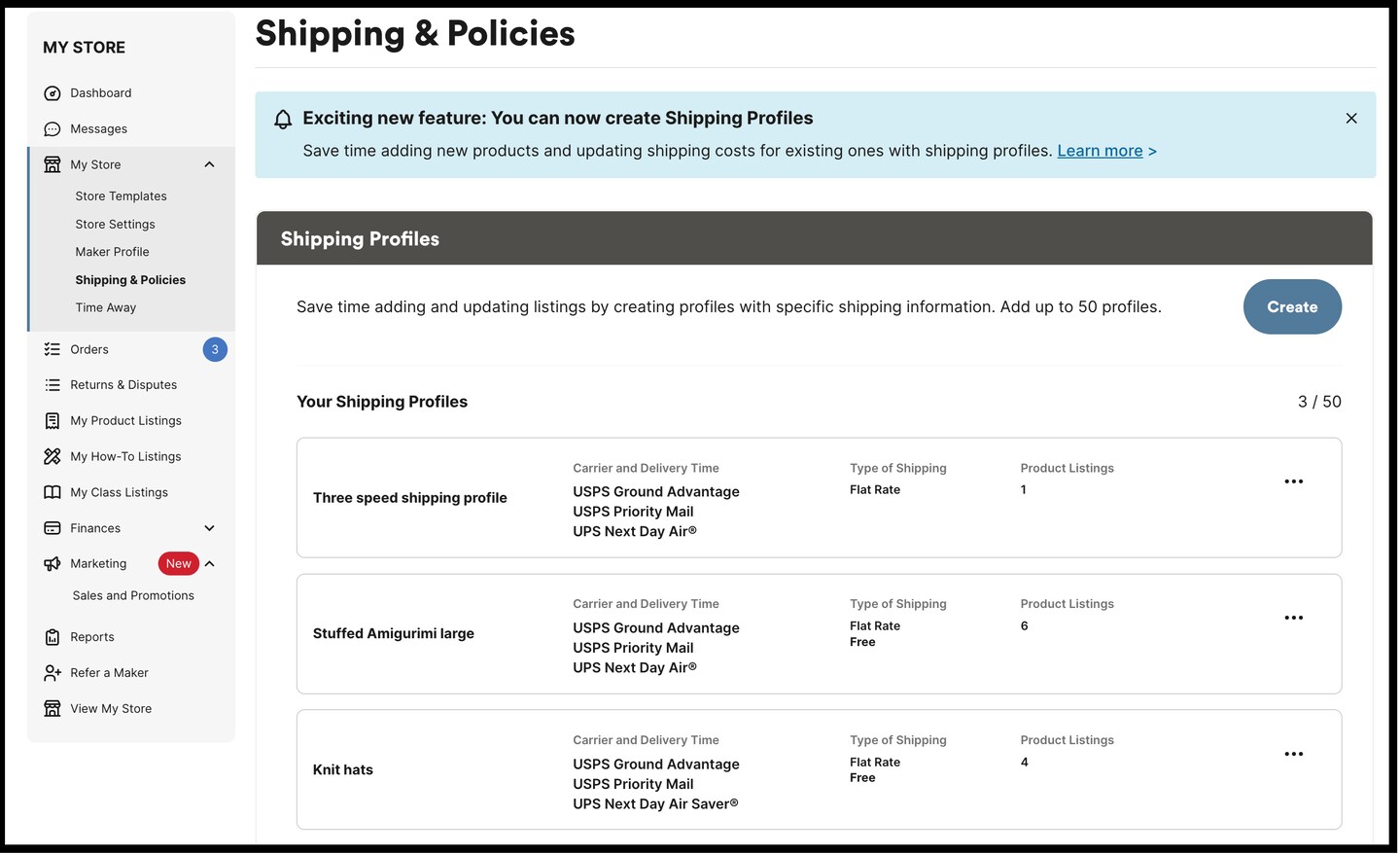 How to Create Shipping Profiles on MakerPlace – Seller Support