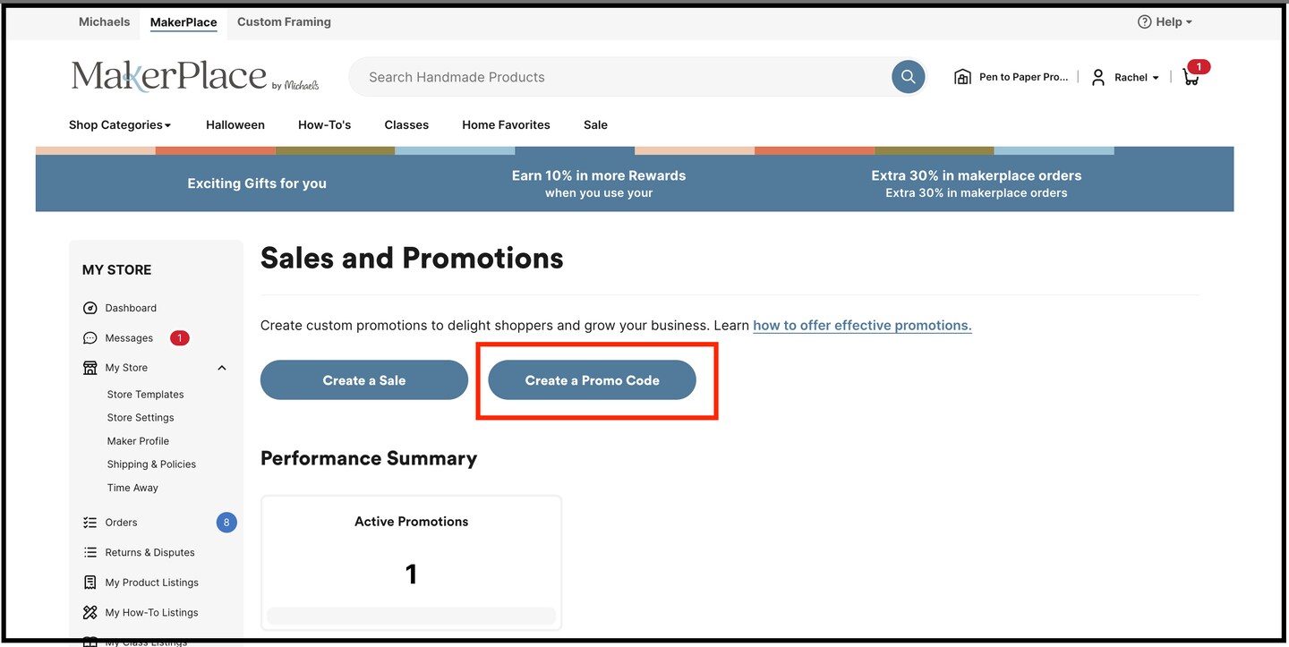 How to Set Up Promo Codes for Your MakerPlace Store and Products - Seller Support
